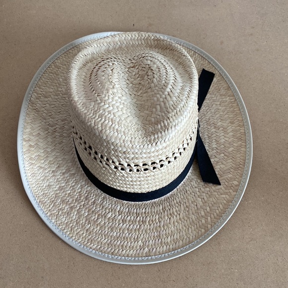 Sunset Straw Hat Company | Accessories | Sunset Straw Hat Black Ribbon ...